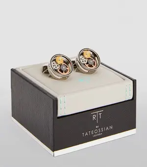 Tateossian Circle Gear Cufflinks