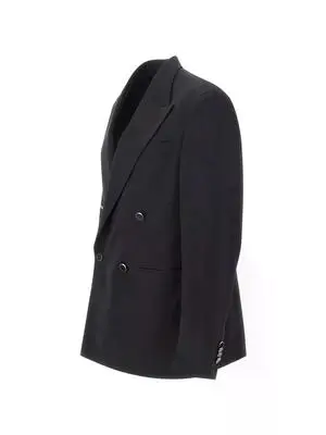 MANUEL RITZ Double-breasted Blazer - Black