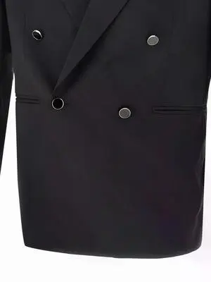 MANUEL RITZ Double-breasted Blazer - Black