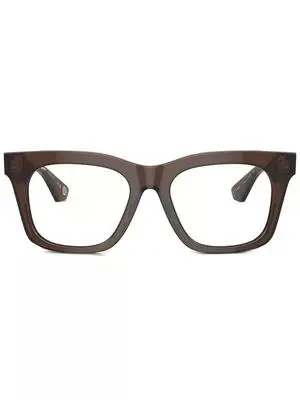 Burberry Square-frame Glasses - Brown