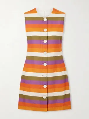 DESTREE Camille Striped Mini Dress - Multi
