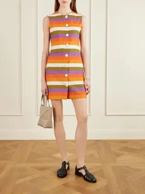 DESTREE Camille Striped Mini Dress - Multi