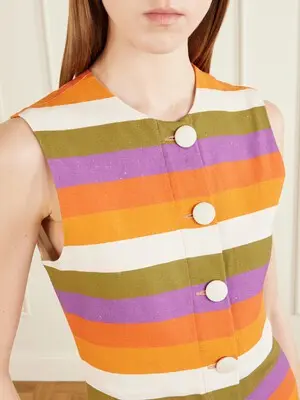 DESTREE Camille Striped Mini Dress - Multi