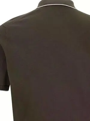 KANGRA Piped-trim Polo-collar T-shirt
