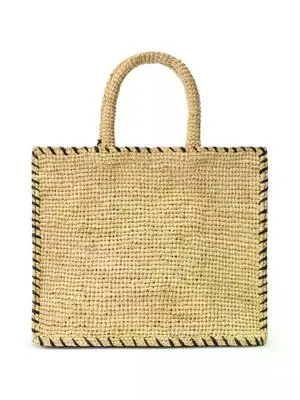 MC2 SAINT BARTH Collette Raffia Tote Bag