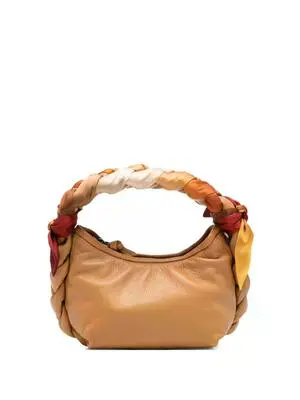 Hereu Braided Handle Shoulder Bag - Neutrals