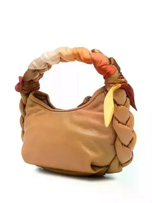 Hereu Braided Handle Shoulder Bag