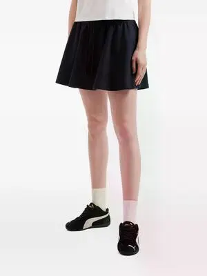 MINI CREAM Drawstring Skirt