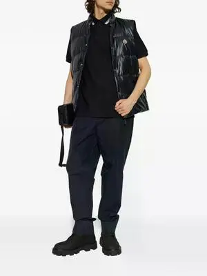 Moncler Collar-trim Polo Shirt