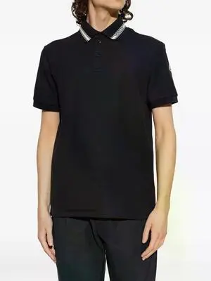 Moncler Collar-trim Polo Shirt