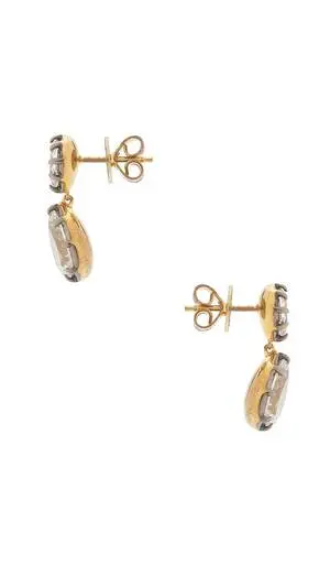 Shashi Pear Georgian Cut Earrings