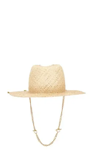 Ruslan Baginskiy Chain Strap Fedora Hat
