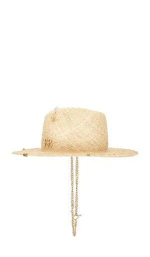 Ruslan Baginskiy Chain Strap Fedora Hat