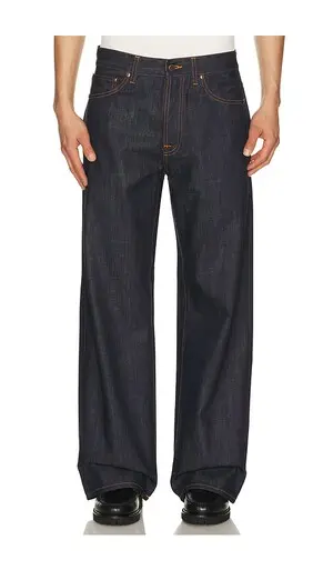 Nudie Jeans Loud Larry Rigid Denim Jeans - Blue