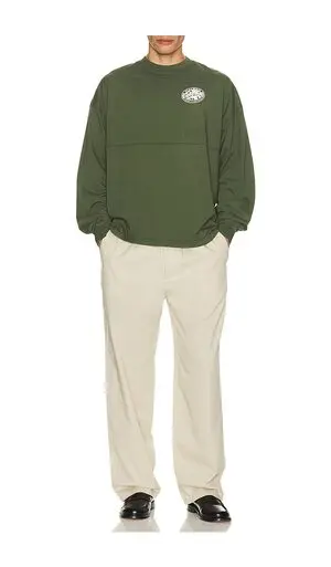 MALBON Horizon Tee In . Also - Olive