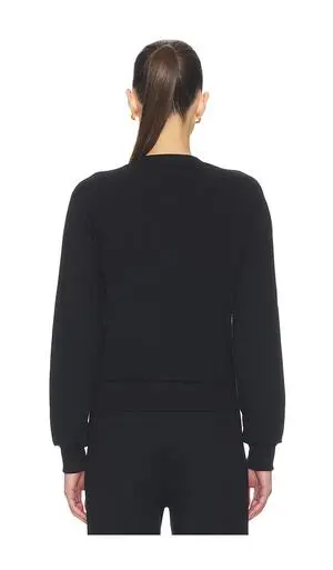 Eterne Shrunken Raglan Sweatshirt - Black