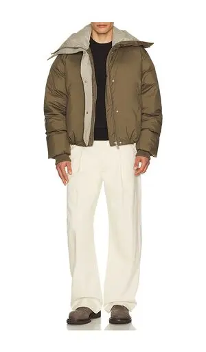 ENTIRE STUDIOS Down Filled Padded Jacket - Olive