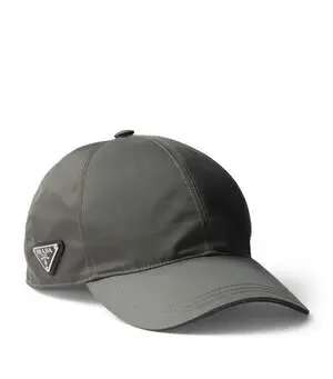 Prada Re-nylon Baseball Cap - Green