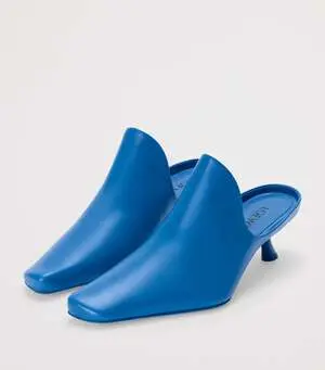 Loewe Lambskin Emily Heeled Mules 45