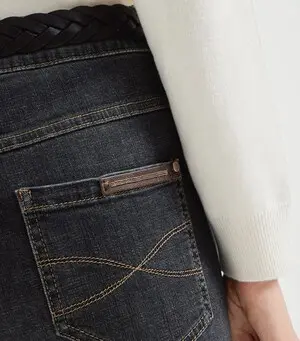 Brunello Cucinelli Slim Fit Stretch Cotton Jeans