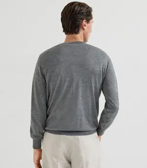 Brunello Cucinelli Cashmere-silk Crew Neck Sweater