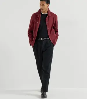 Brunello Cucinelli Cashmere Silk Crew Neck Sweater - Black
