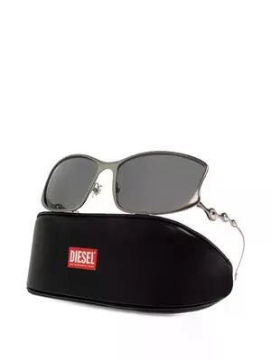 DIESEL® Oval Embellished Sunglasses