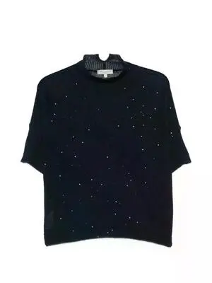 Antonelli Firenze Agatea Embellished T-shirt - Blue
