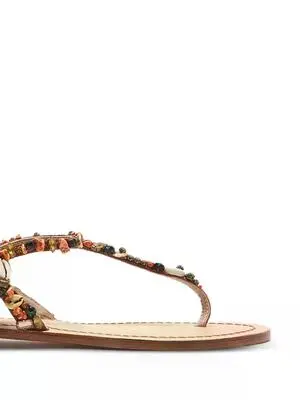 Malìparmi Embellished Flat Sandals