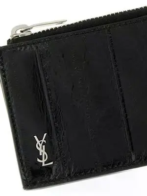 Saint Laurent Zip-up Card Holder