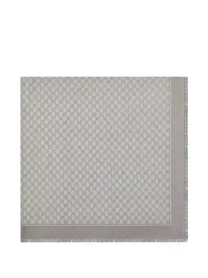 Gucci Gg Wool Scarf - Neutrals