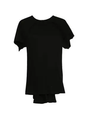 Yohji Yamamoto Layered Short-sleeve T-shirt - Black
