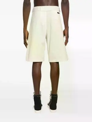 Fear Of God Logo Plaque Shorts - Neutrals