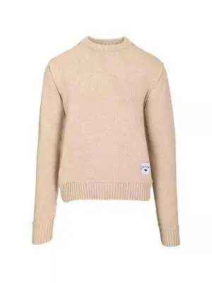 ARTE ANTWERP Label Patch Crew Neck Sweater