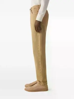 Zegna Cotton Trousers - Neutrals