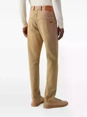 Zegna Cotton Trousers - Neutrals