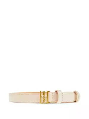 BY MALENE BIRGER Marlos Logo-Buckle Leather Belt Neutrals