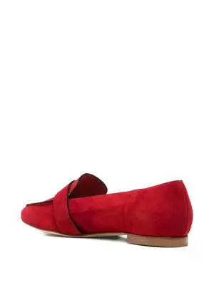 ANNA F. Suede Loafers