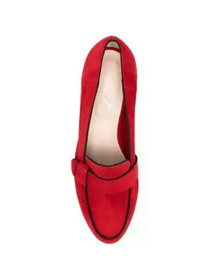 ANNA F. Suede Loafers