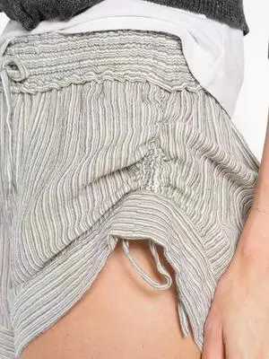MARANT ETOILE Striped Tie-waist Shorts