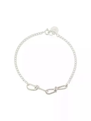 Annelise Michelson Sterling Gourmette Double Wire Bracelet - Silver