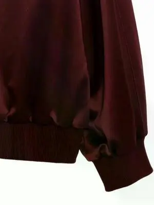 Cynthia Rowley Satin Bomber Jacket - Red