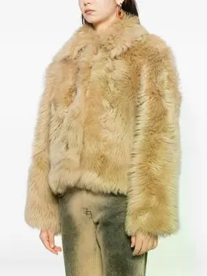 Cynthia Rowley Shearling Cropped Jacket
