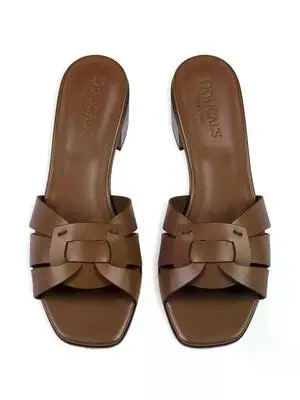 DOUCAL'S Leather Sandals - Brown