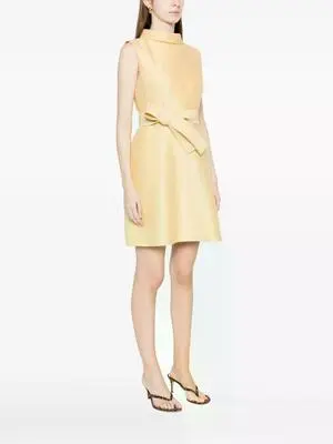 CURIEL High-neck Sleeveless Dress