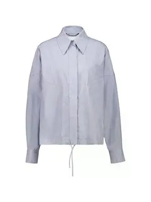 Stella McCartney Cotton Overshirt With Pointed Collar
