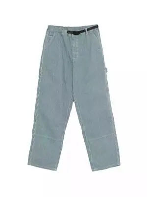 Gramicci Striped Belted Trousers - Blue