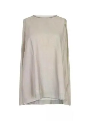 Fabiana Filippi Checked Sleeveless Top