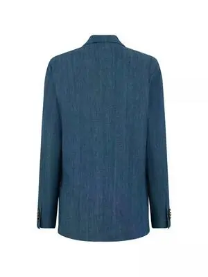 MOORER Button Pocket Blazer