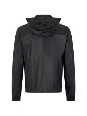 MOORER Hooded Leather Jacket